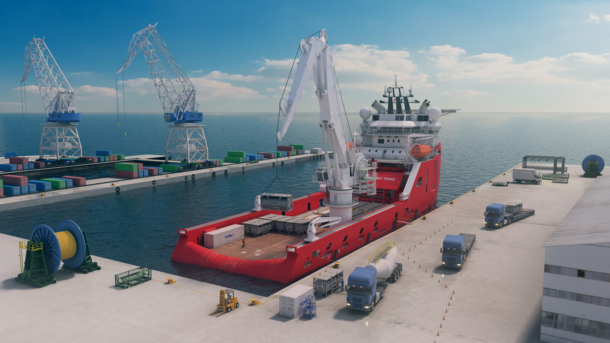 Subsea Electrical Power Distribution Unit - Rendering.no