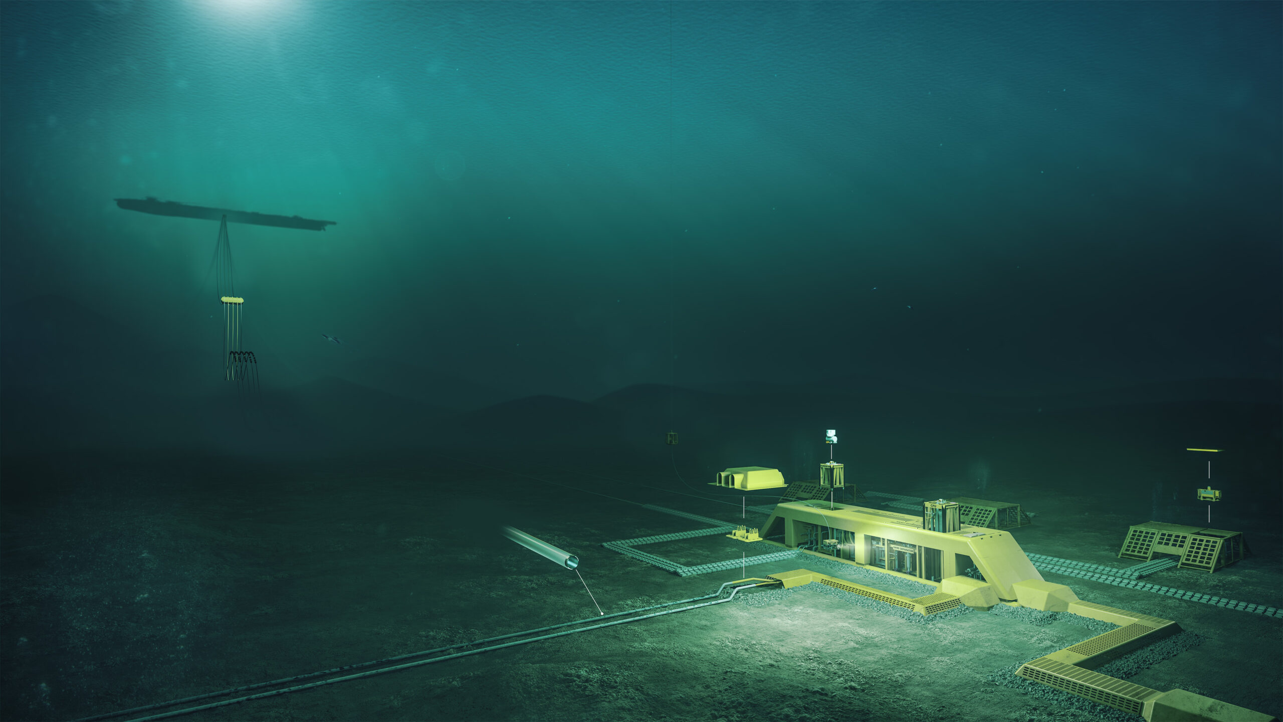 Visuals for Subsea Production Unit - Rendering.no